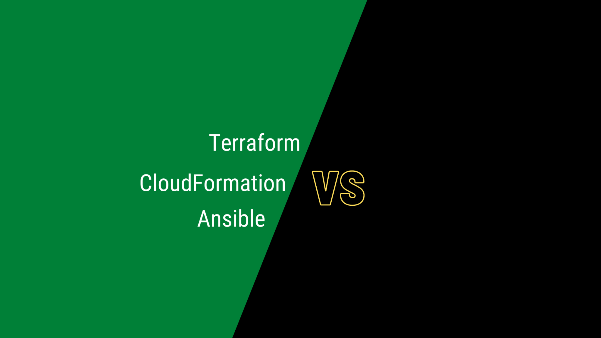 Terraform vs CloudFormation vs Ansible: A Comprehensive Comparison for ...